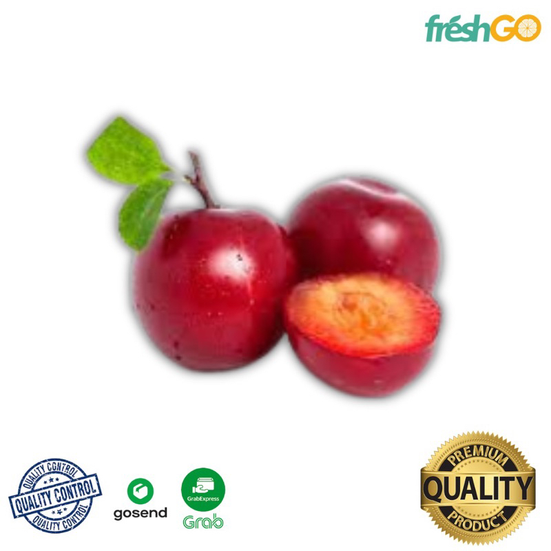 Jual Buah Plum Merah Manis Segar / Pack Fresh Go | Shopee Indonesia