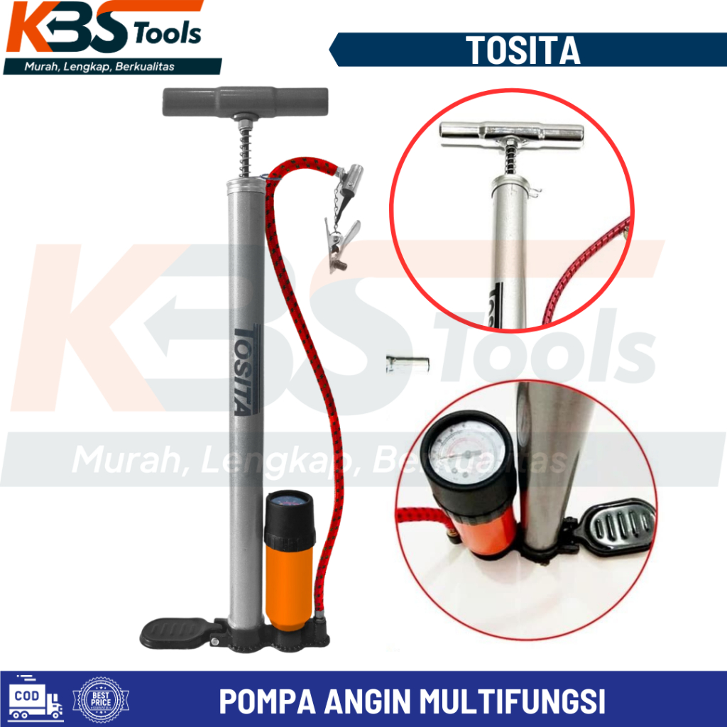 Jual Pompa Manual Untuk Ban Sepeda Motor dan Mobil - Pompa Angin Ban ...