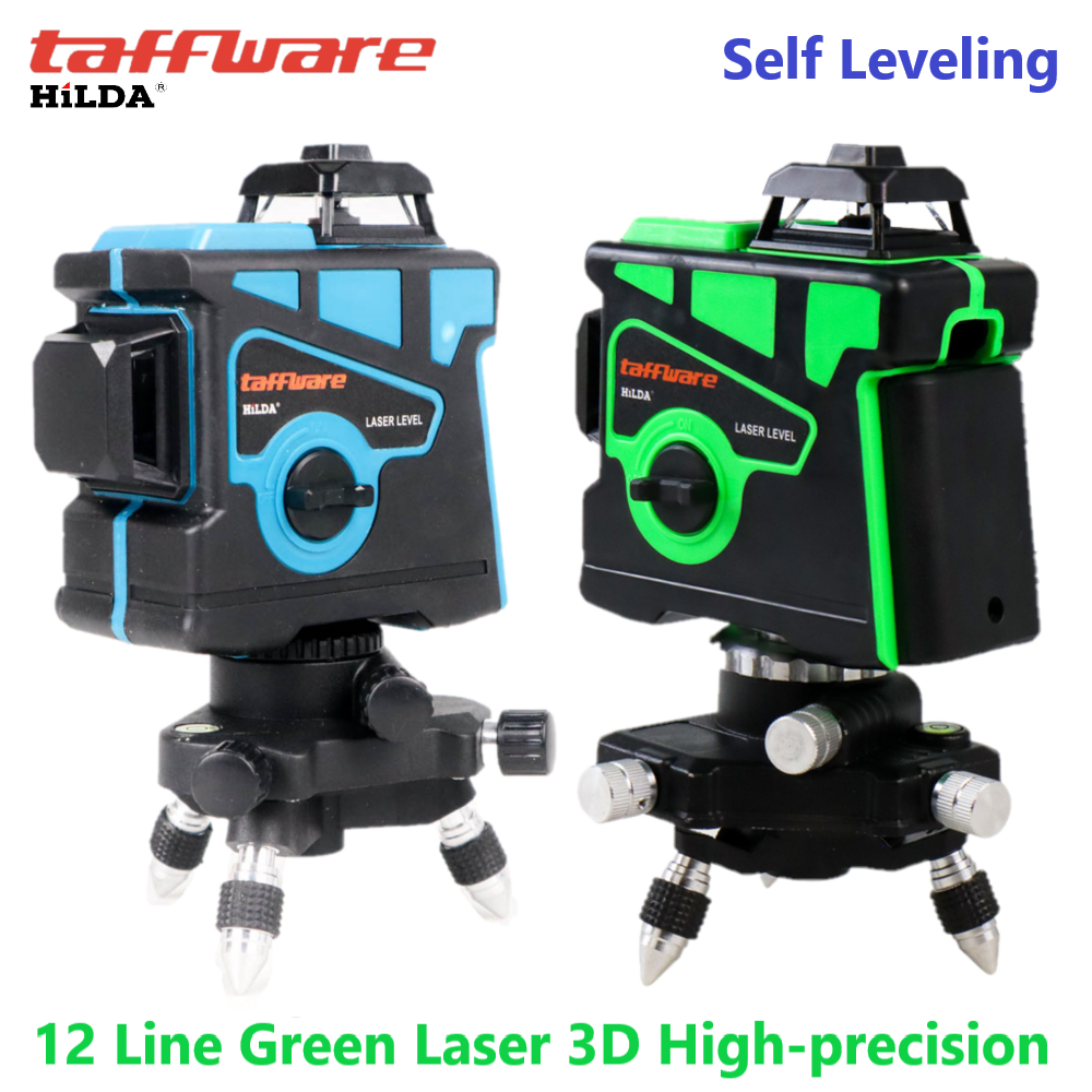 Jual Taffware Hilda Self Leveling 12 Line Laser 3D High-precision - 3D ...