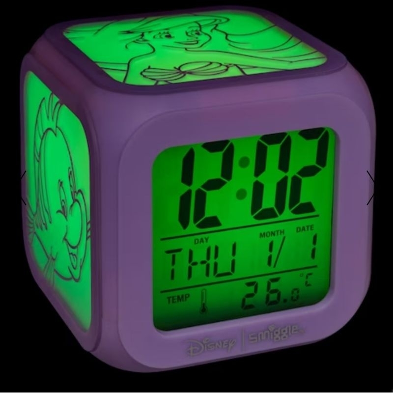 Jual Smiggle jam digital clock ariel princess disney mermaid | Shopee ...