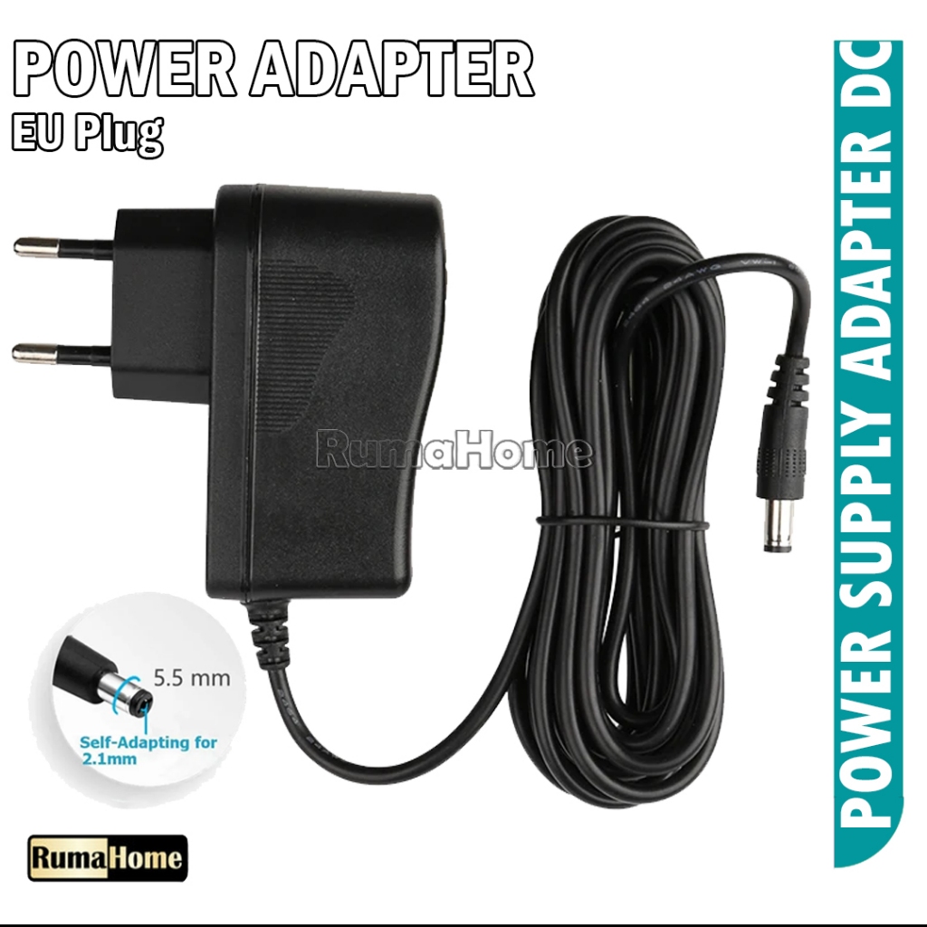 Jual Adaptor Power Supply AC/DC 5V2A, 12V2A, 121A, 9V1A, 15V2A, 18V2A ...