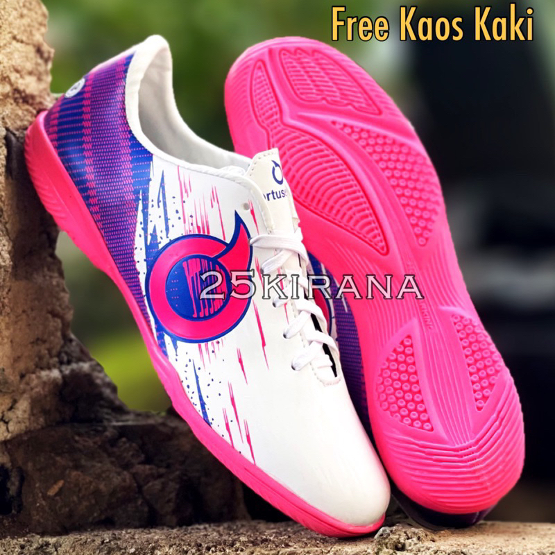 Jual Sepatu Futsal Ortuseight Ortus gread Original sol karet warna pink ...
