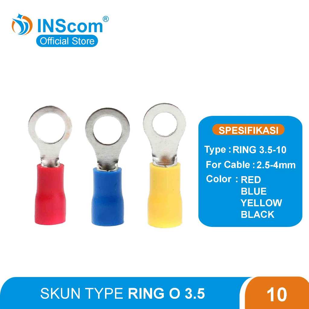 Jual KABEL SKUN O RING RV 3.5 - 10 INSCOM | Shopee Indonesia