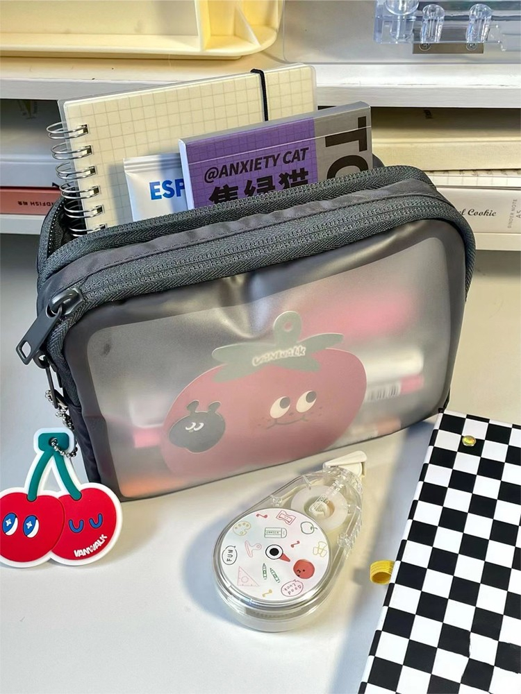 Jual Tempat Pensil ins transparan rubut berkapasitas besar tas pena ...