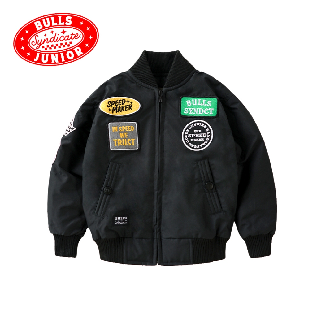 Jual Kids BULLS SYNDICATE JUNIOR JACKET Douglas Black | Shopee Indonesia