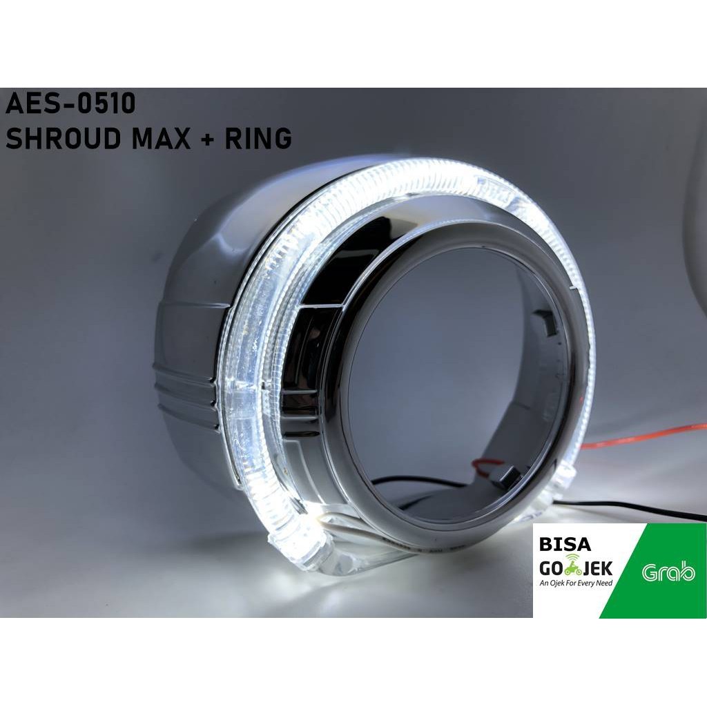 Jual Shroud MAX RING 3inch / Shroud Projector Hid Led Biled Single AE ...