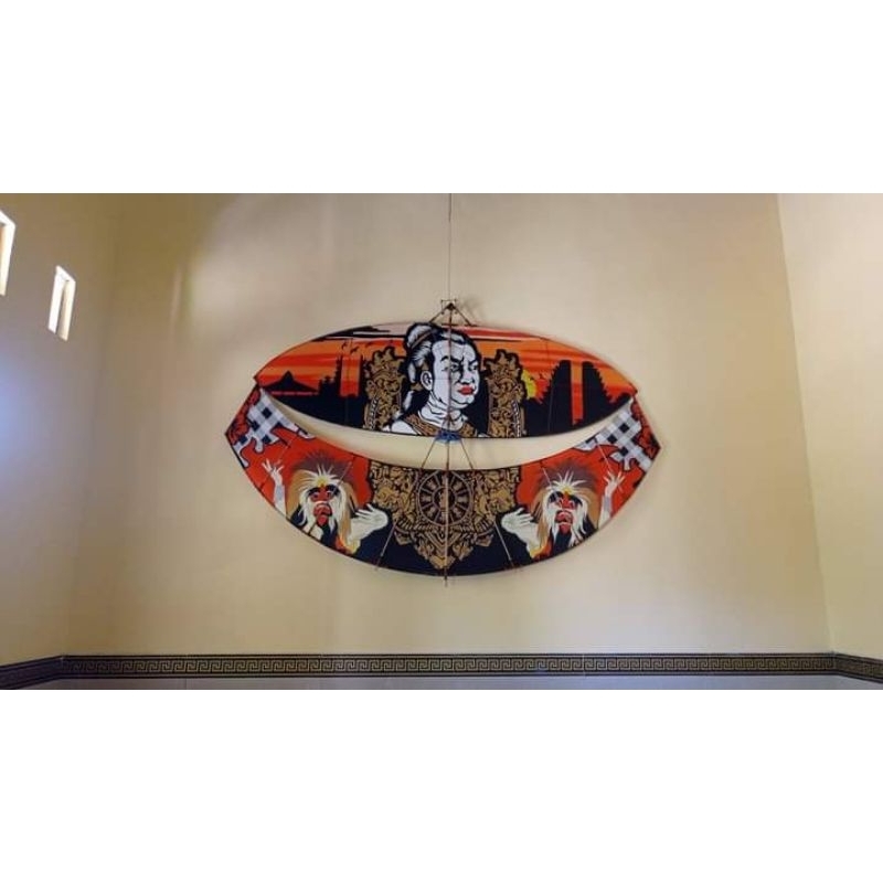 Jual Layangan gapangan pegon ceper siap terbang ukuran 2 meter bonus ...