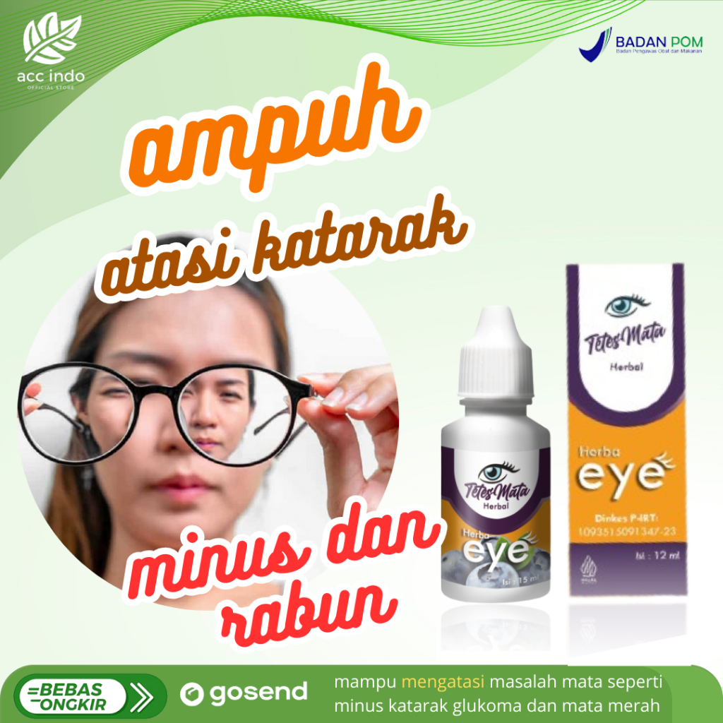 Jual Acc - AMPUHH!!! OBAT TETES MATA KATARAK HERBAEYE Obat mata minus ...
