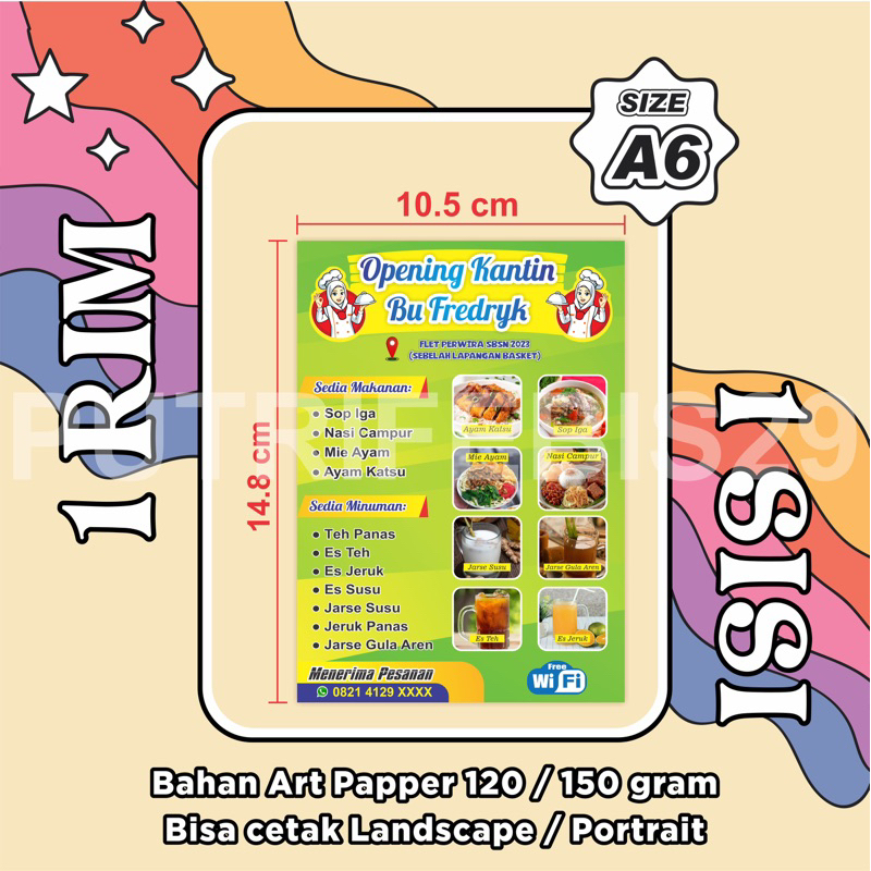 Jual CETAK BROSUR 1 RIM (500 LEMBAR) | Shopee Indonesia