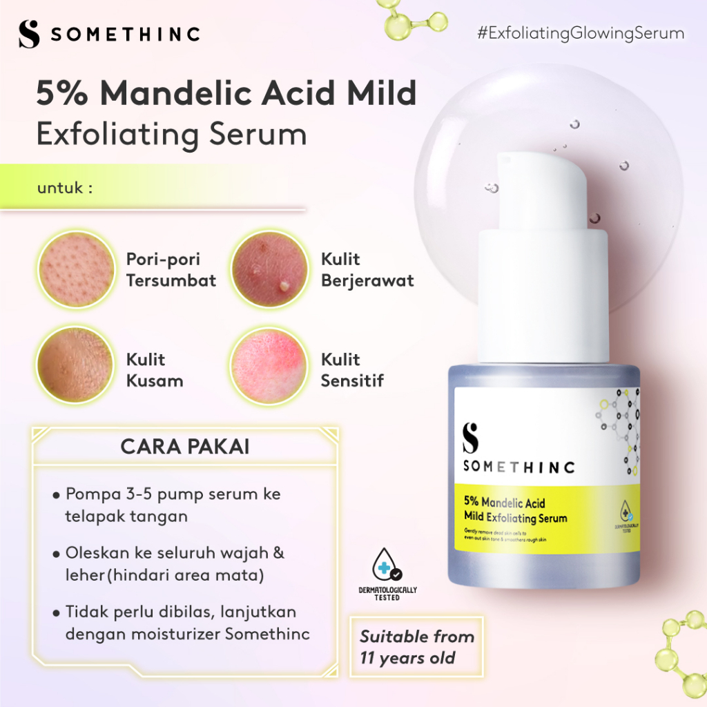 Jual SOMETHINC 5% Mandelic Acid Mild Exfoliating Serum | Shopee Indonesia