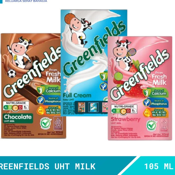 Jual GREENFIELD UHT 105ML | SUSU UHT ANAK ANAK | Shopee Indonesia