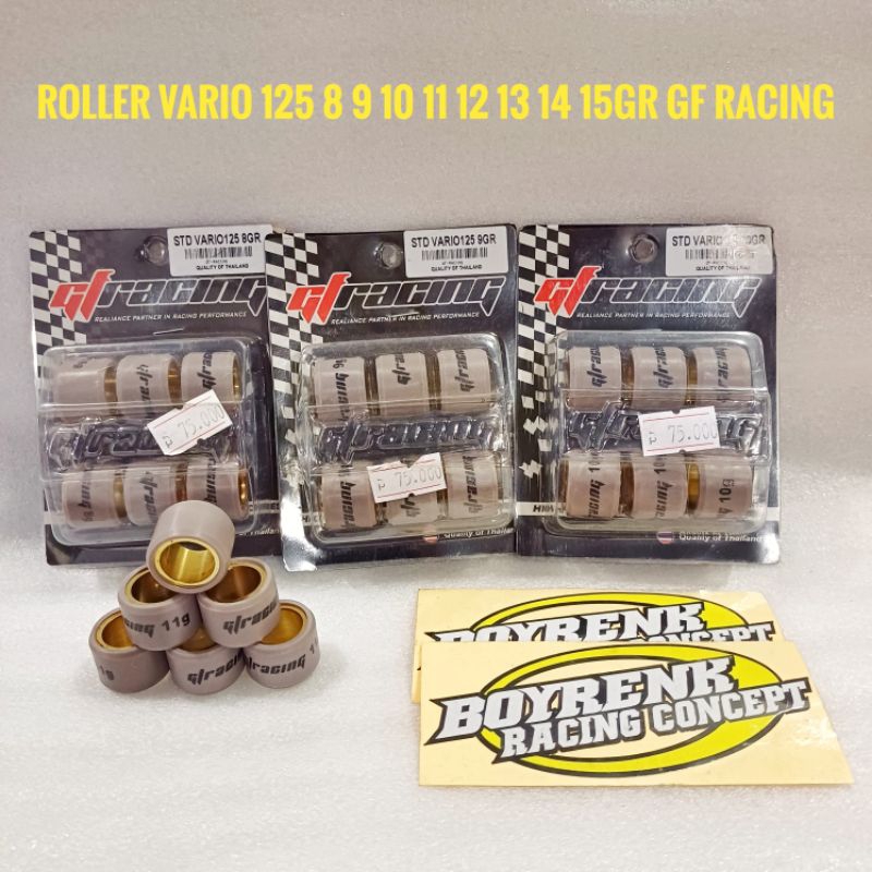 Jual ROLLER GF RACING VARIO 125 VARIO 150 PCX 150 PCX 160 -BOYRENK ...