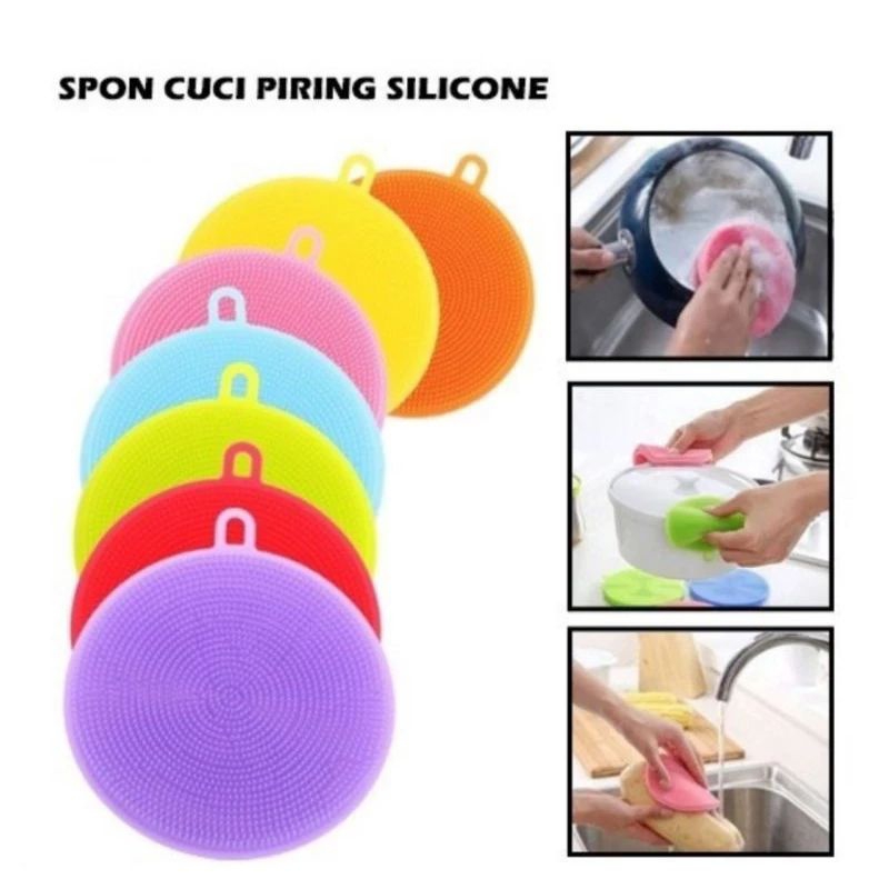 Jual SPONS CUCI PIRING SILICONE | Shopee Indonesia
