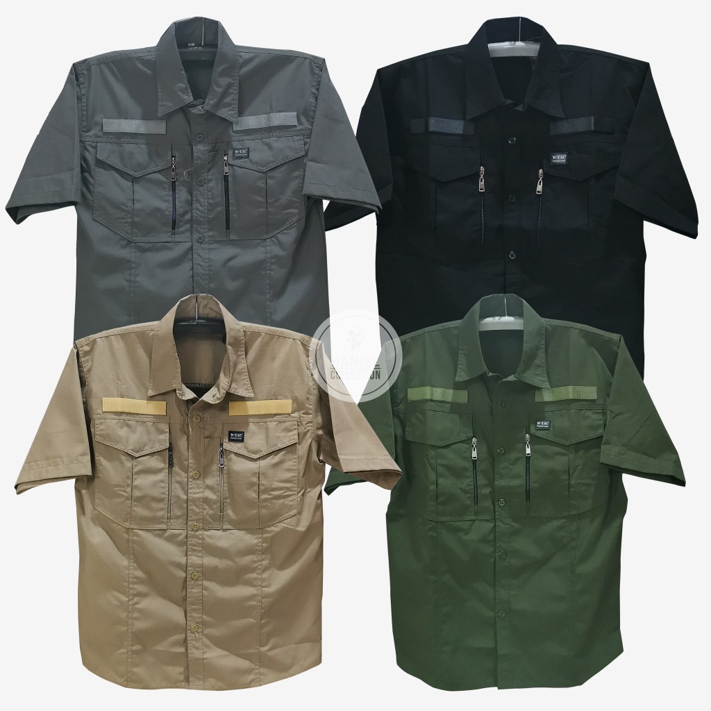 Jual Seragam Kemeja Tactical WTac Ripstop PE Tornado Lapangan Lengan ...