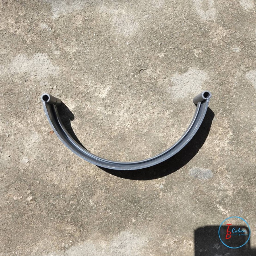 Jual Sambungan Talang Air Setengah Lingkaran PVC 8 inch LANGGENG RG 8 ...