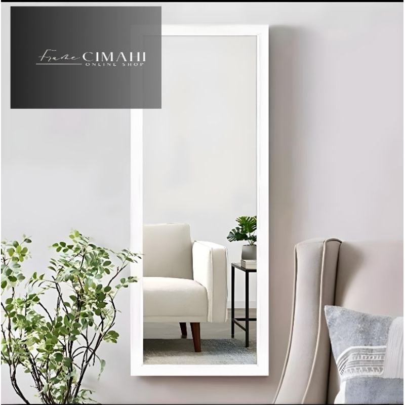 Jual Cermin Gantung Full Body 90 × 33 cm/Cermin Ding-Ding Minimalis ...