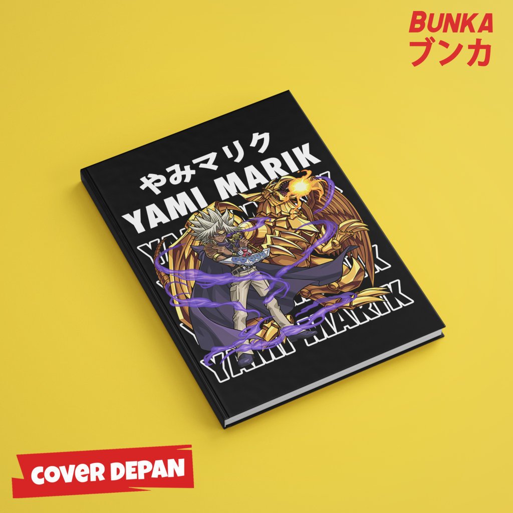 Jual Note Book Aesthetic Anime Yugioh Yami Bakura Design Hardcover A5 ...
