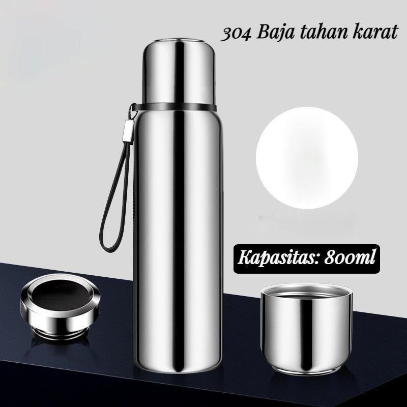 Jual Termos Stainless Steel Vakum / Termos Cangkir Gelas Stainless ...