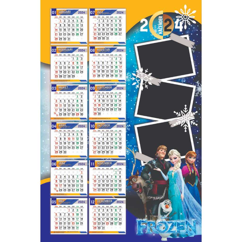 Jual KALENDER CUSTOM FOTO ANAK - KALENDER POSTER - KALENDER DINDING ...