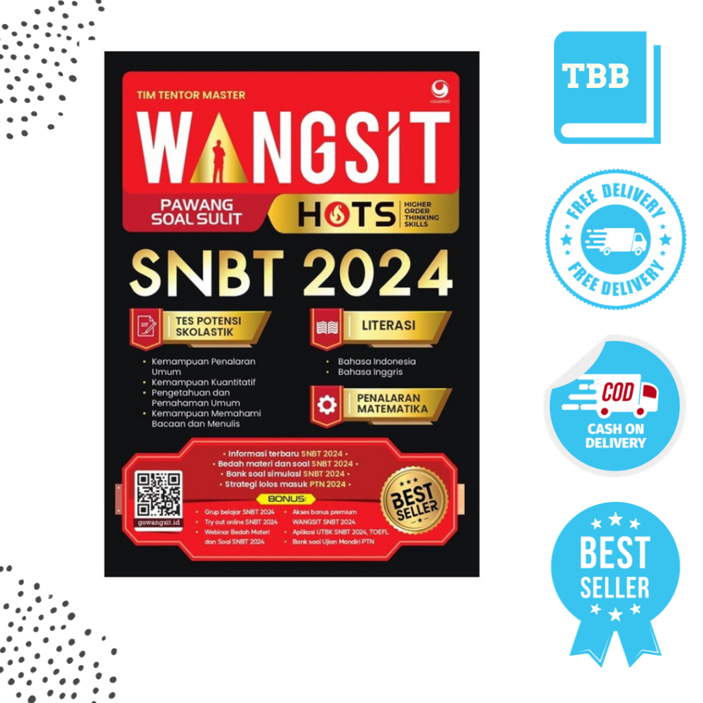 Jual Buku Utbk Wangsit Pawang Soal Sulit Hots Snbt 2024 Shopee