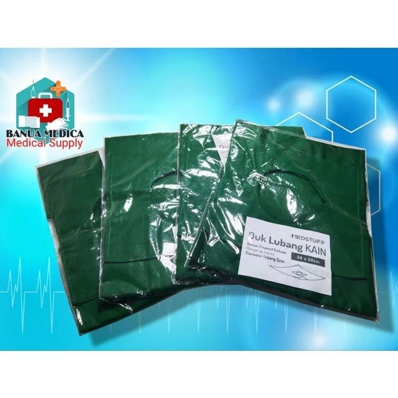 Jual Duk Operasi Kain / Duk Kain Polos dan Lubang (Bolong) | Shopee ...
