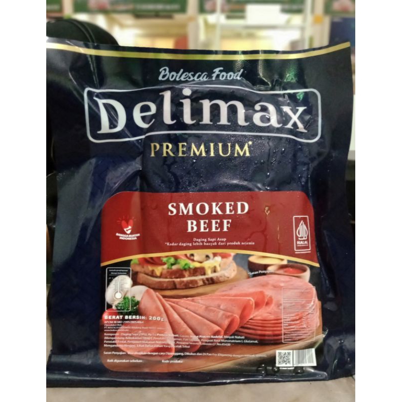 Jual Delimax Premium Smoked Beef 200g | Shopee Indonesia