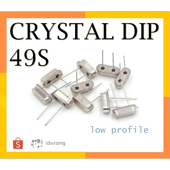 Jual Crystal 20MHz LowProfile kristal 20.000 mhz xtal 49S DIP | Shopee ...
