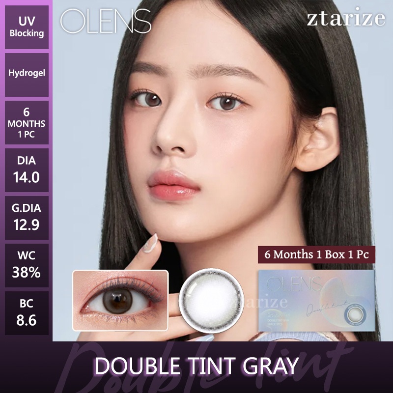 Jual ztarize - Ready Stock - OLENS 🇰🇷 Double Tint Gray 6 Months Soft ...