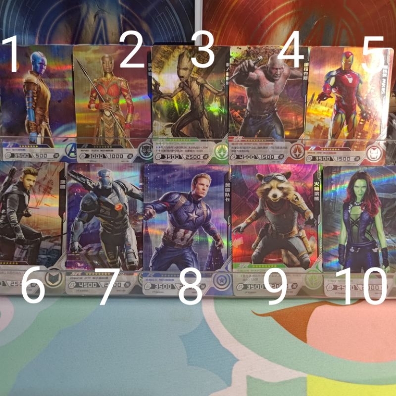 Jual [ORIGINAL KAYOU] Kartu Koleksi Marvel Avengers Kayou Original Holo ...