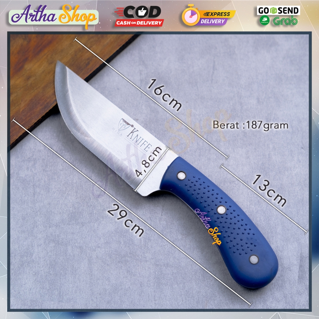 Jual Pisau Dapur Chef Knife koki Pisau Daging Stainless Steel Tebal ...