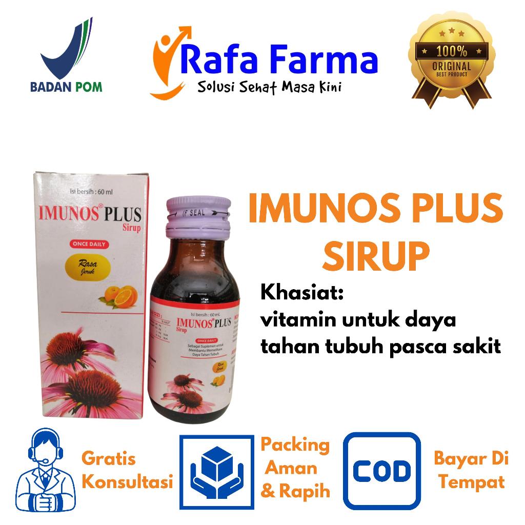 Jual IMUNOS PLUS SIRUP 60 ML UNTUK DAYA TAHAN TUBUH | Shopee Indonesia