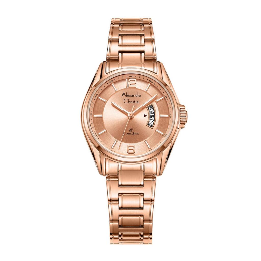 Jual Jam Tangan Wanita Alexandre Christie AC 8684 Classic Steel ...