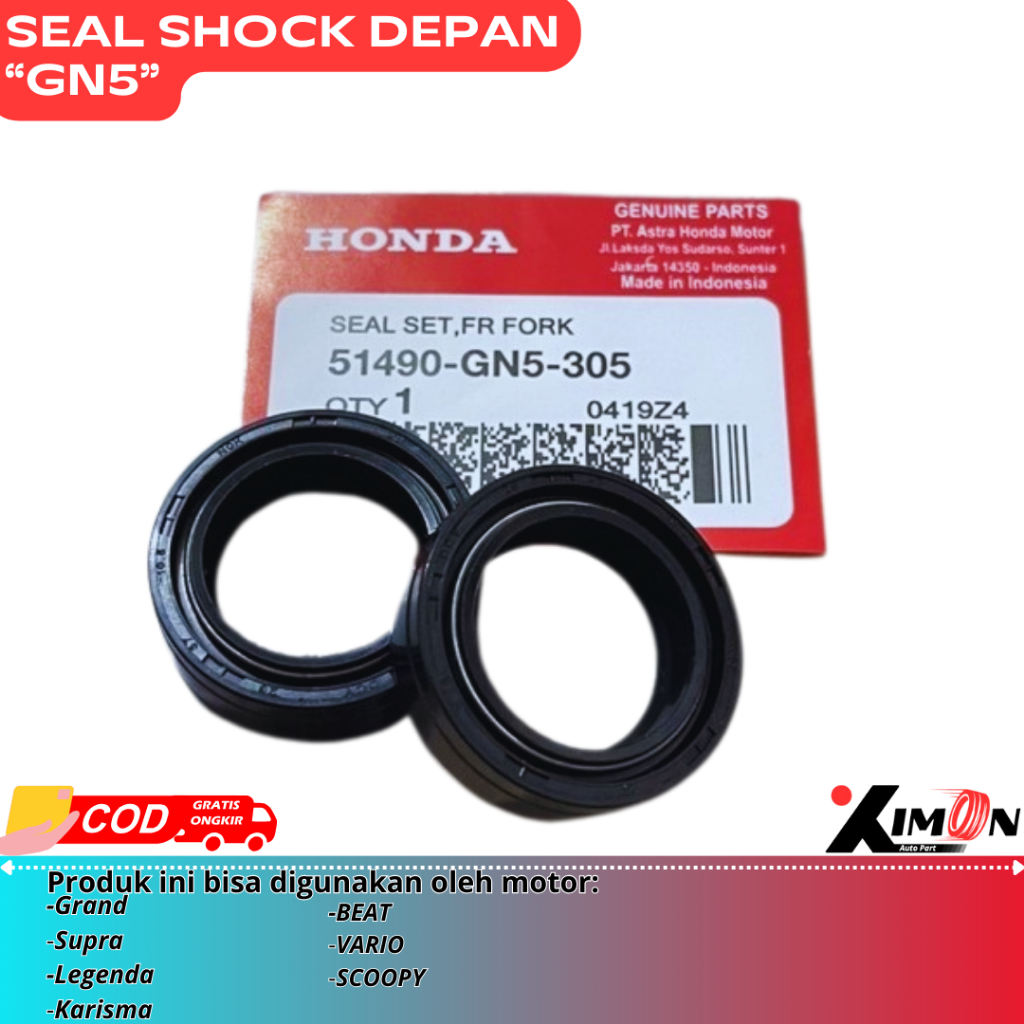 Jual SEAL SHOCK BEAT FI ESP POP STREET VARIO 110 125 GRAND SUPRA-FIT ...