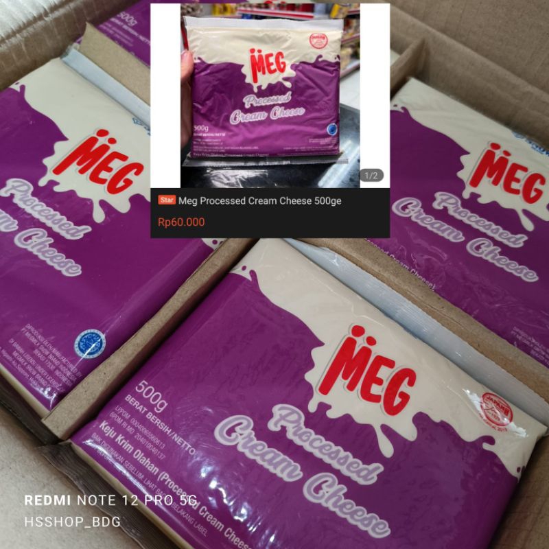 Jual Meg processed Cream Cheese 1kg | Shopee Indonesia