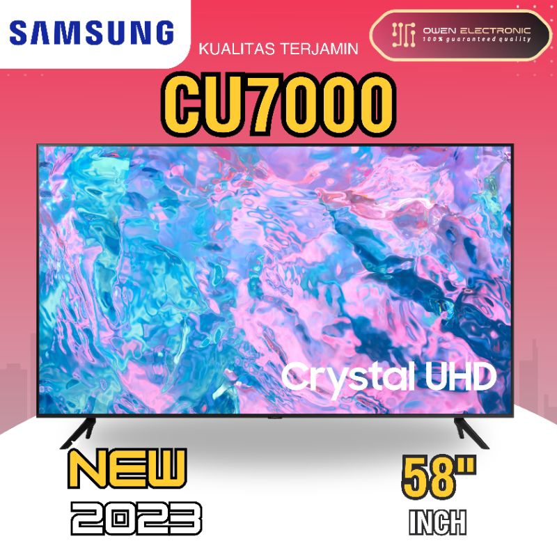 Jual SAMSUNG 58CU7000 4K SMART TV 58 inch UA58CU7000KXXD UA58CU7000 ...