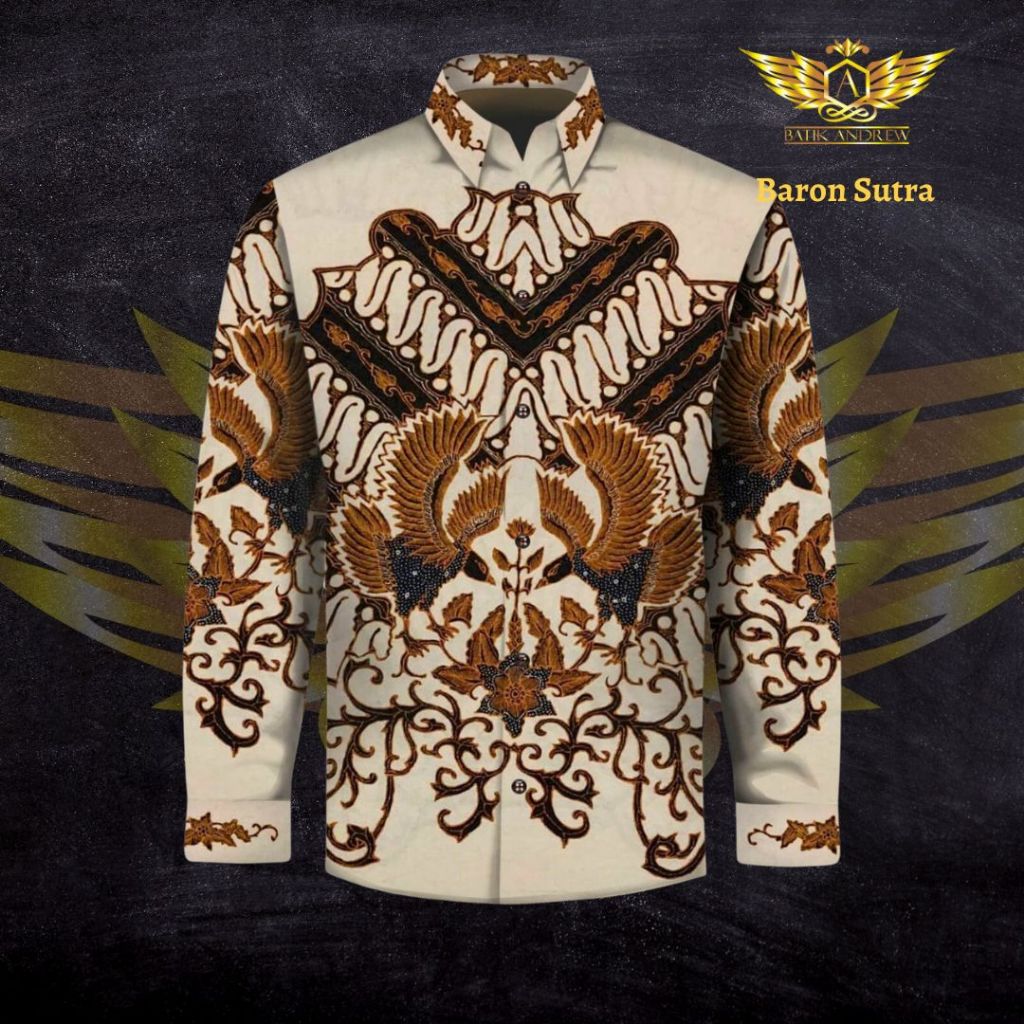 Jual Baron Iwan Tirta Motif 5 Bahan Kain Batik Tulis Sutra Pola Sutra