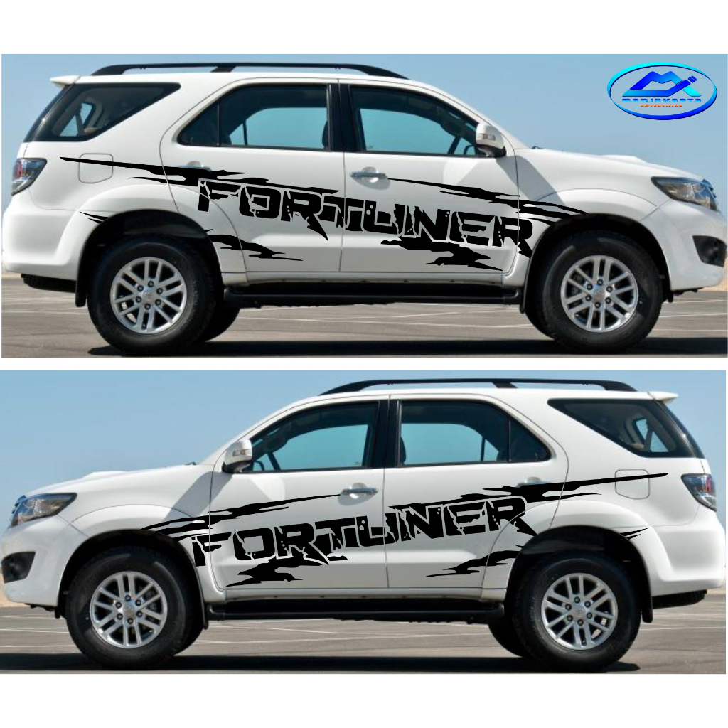 Jual STICKER STRIPING MOBIL FORTUNER STIKER TOYOTA AKSESORIS BISA ...