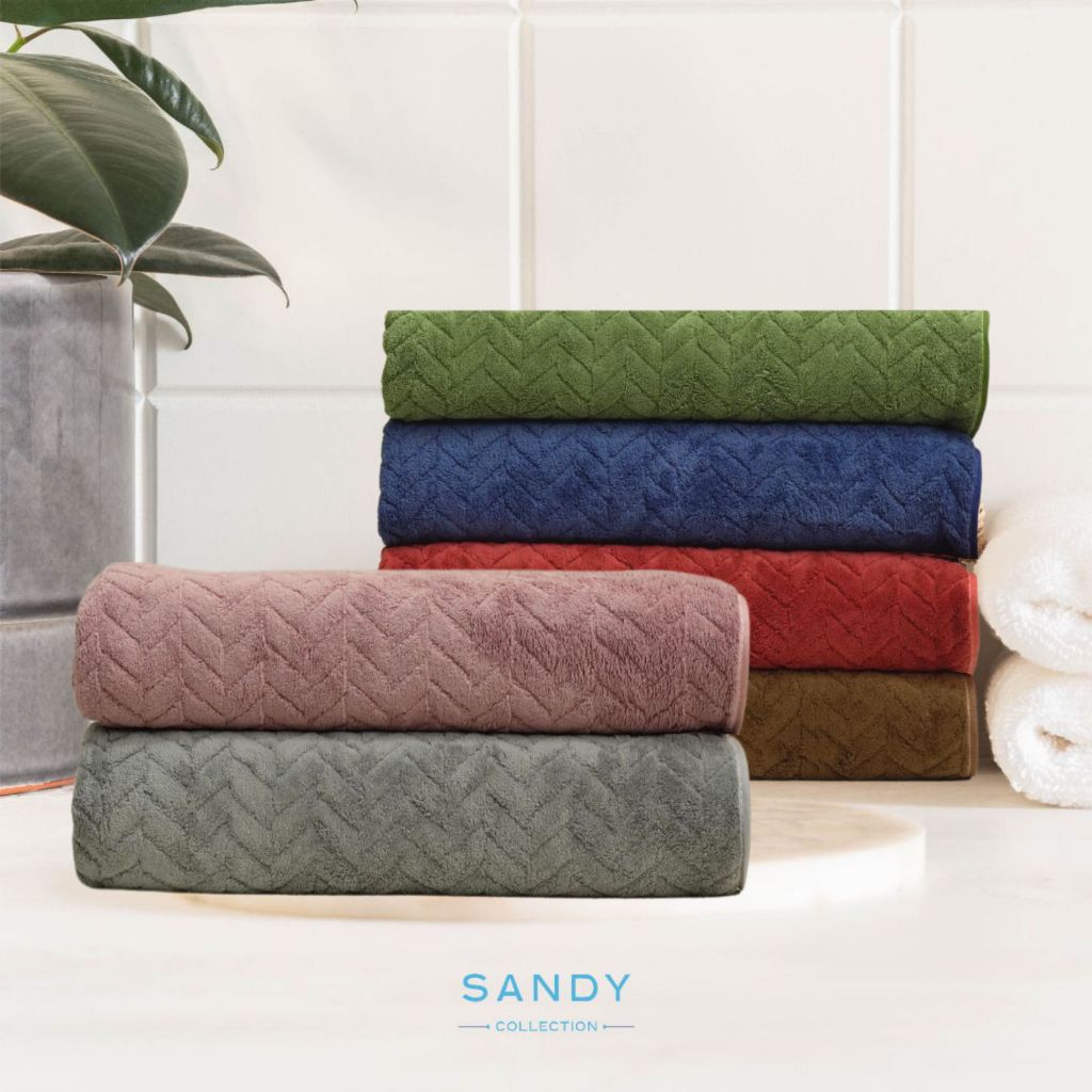 Jual Handuk mandi jumbo bulu microfiber ukuran 80x160 350gram - Sandy ...