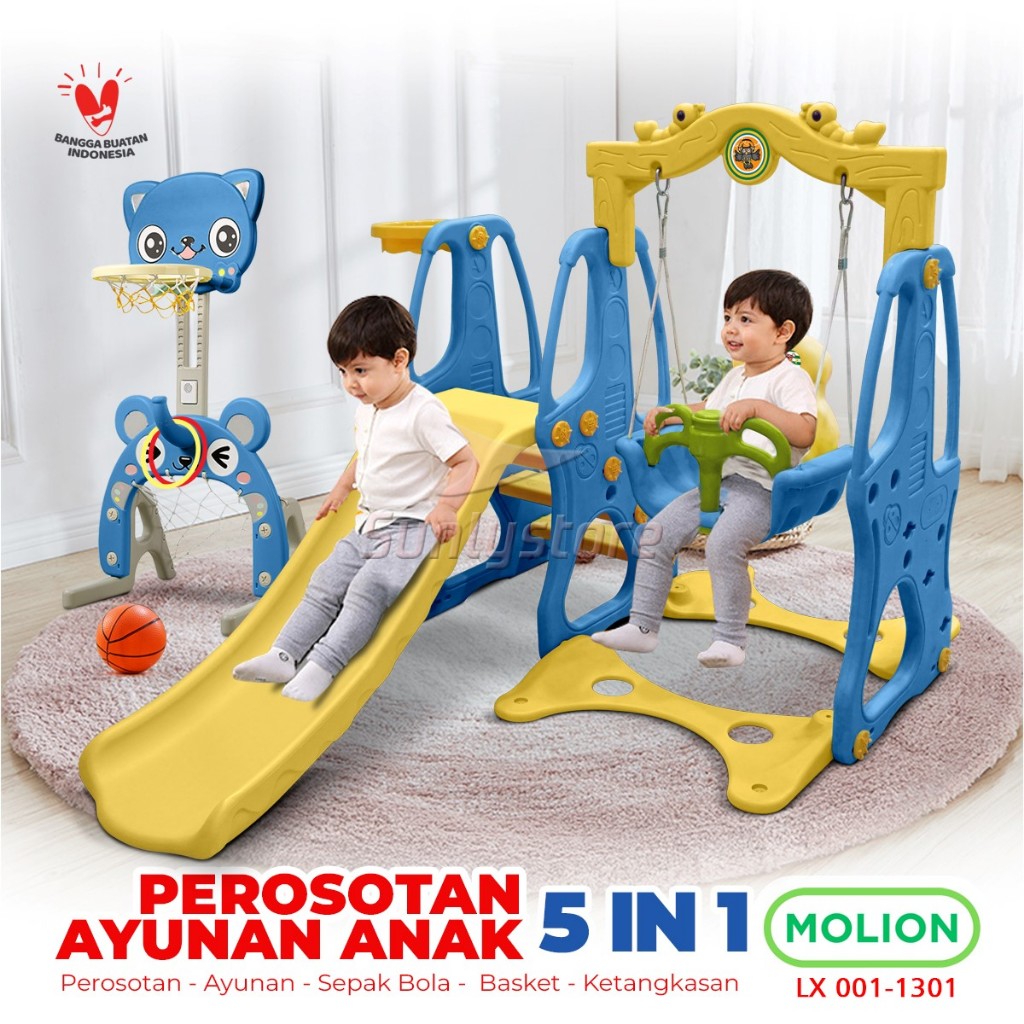 Jual MOLION SNI Prosotan 3in1 Perosotan Ayunan Seluncuran Anak Mainan ...