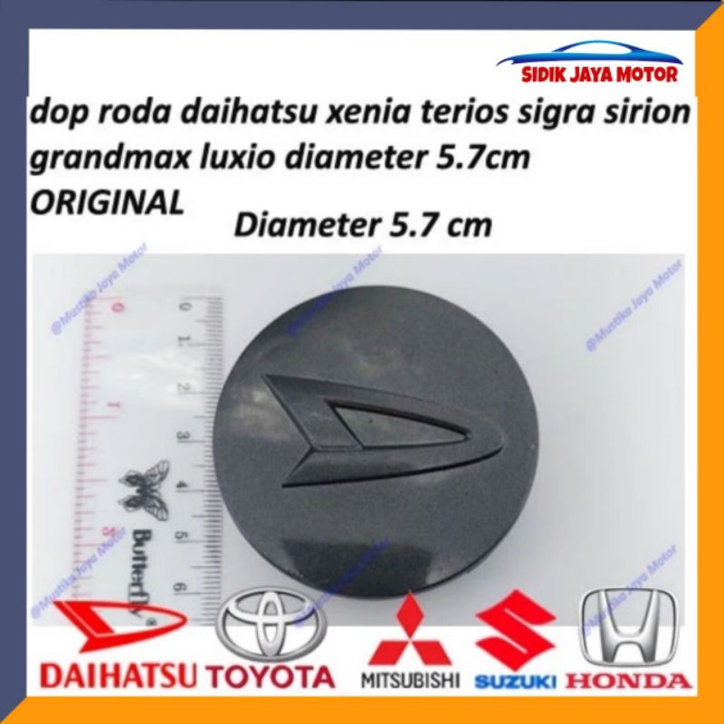 Jual Dop Tutup Velg Dahiatsu Sigra Sirion Ayla Terios Gran max Luxio ...
