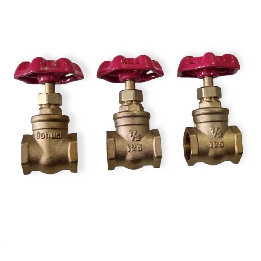 Jual STOP KRAN / GATE VALVE KUNINGAN 1/2" | Shopee Indonesia