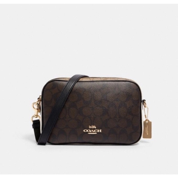 Jual Coach Jes Crossbody In Blocked Signature Canvas C1767 | Shopee Indonesia