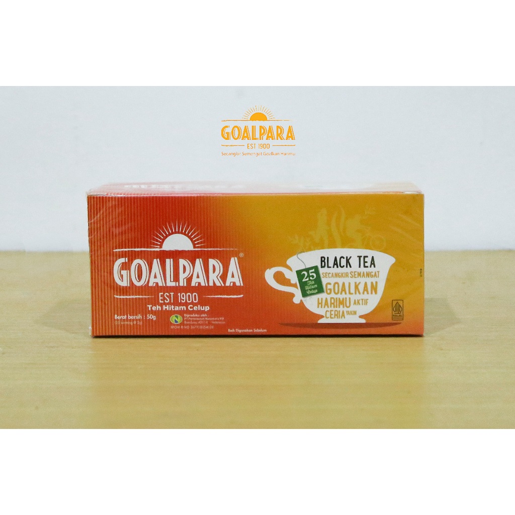 Jual TEH CELUP GOALPARA BLACK TEA 25s | Shopee Indonesia