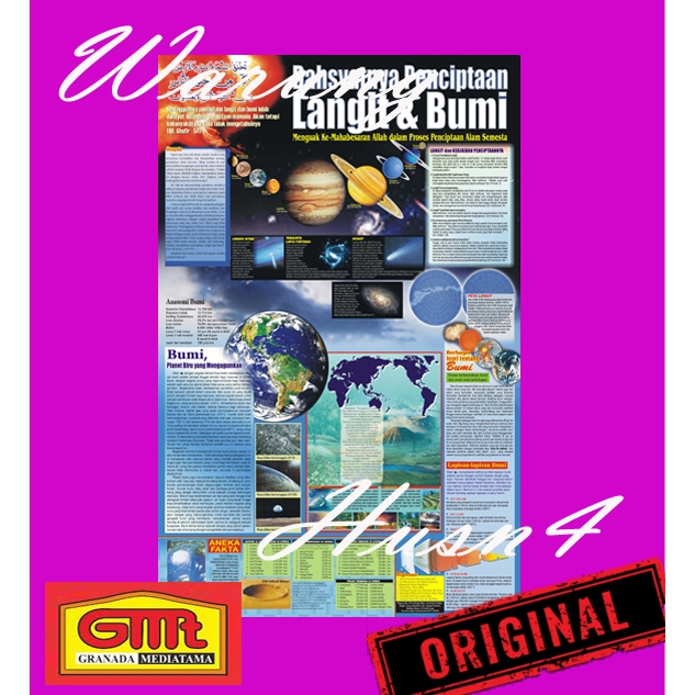 Jual Poster Dahsyatnya Penciptaan Langit Dan Bumi | Shopee Indonesia