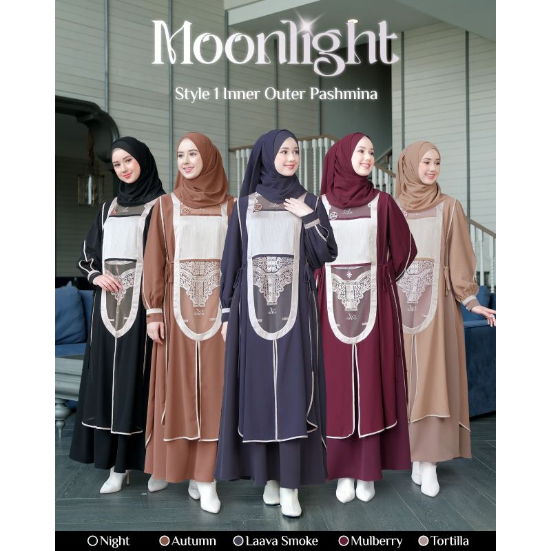 Jual Moonlight Family Series Aden Hijab ( Dress Mom) | Shopee Indonesia