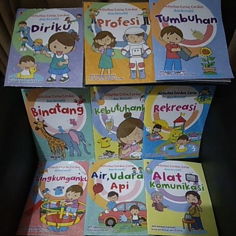 Jual Buku Aktivitas Ceria Cerdas Kreatif anak pra sekolah paud ...