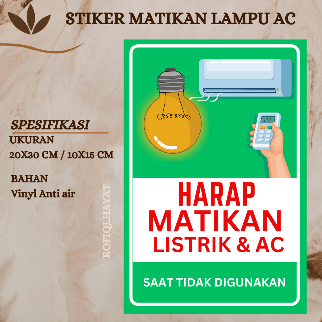 Jual STIKER SIGN cctv matikan lampu no smoking | Shopee Indonesia