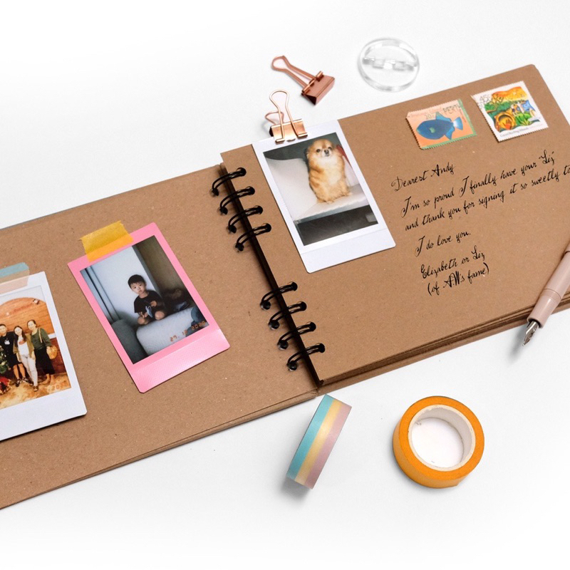 Jual [TERMURAH] HARDCOVER SCRAPBOOK / BUKU TULIS / ALBUM FOTO ...