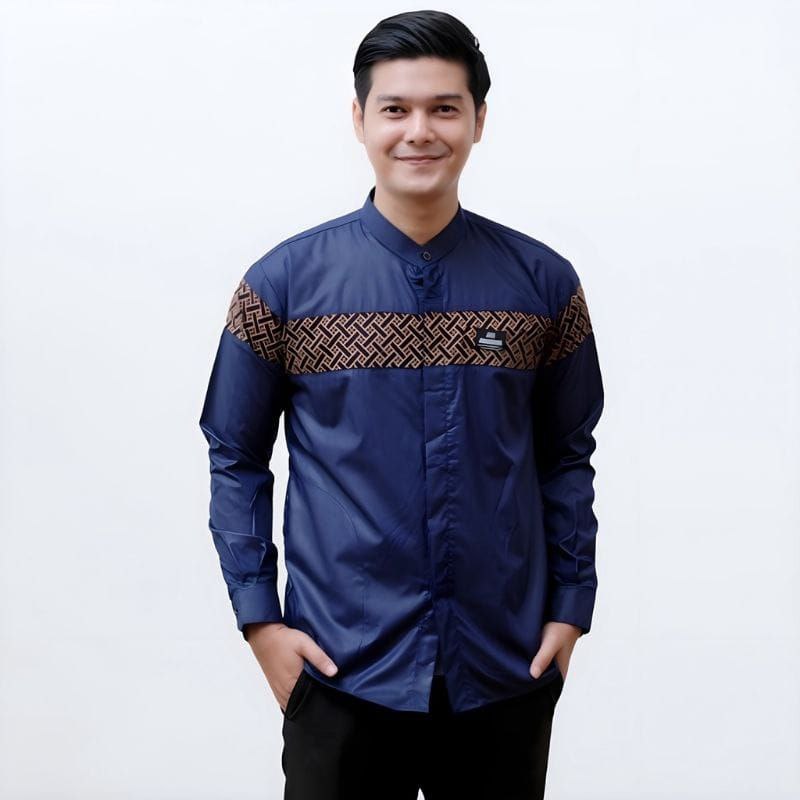 Jual BARS CLOTH.CO Baju Koko Pria Lengan Panjang Kemko Kurta El Rumi ...