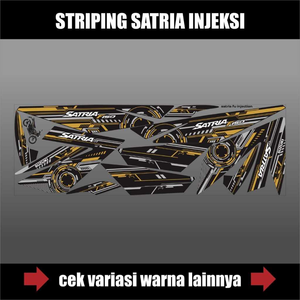 Jual Striping Sticker Suzuki Satria F 150 Fi Grafis Robot / Stiker ...